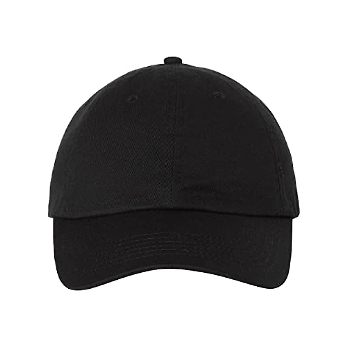 Classic Dad Cap VC300A / Custom Hats/Embroidery Hats/Monogram Hats (Black)