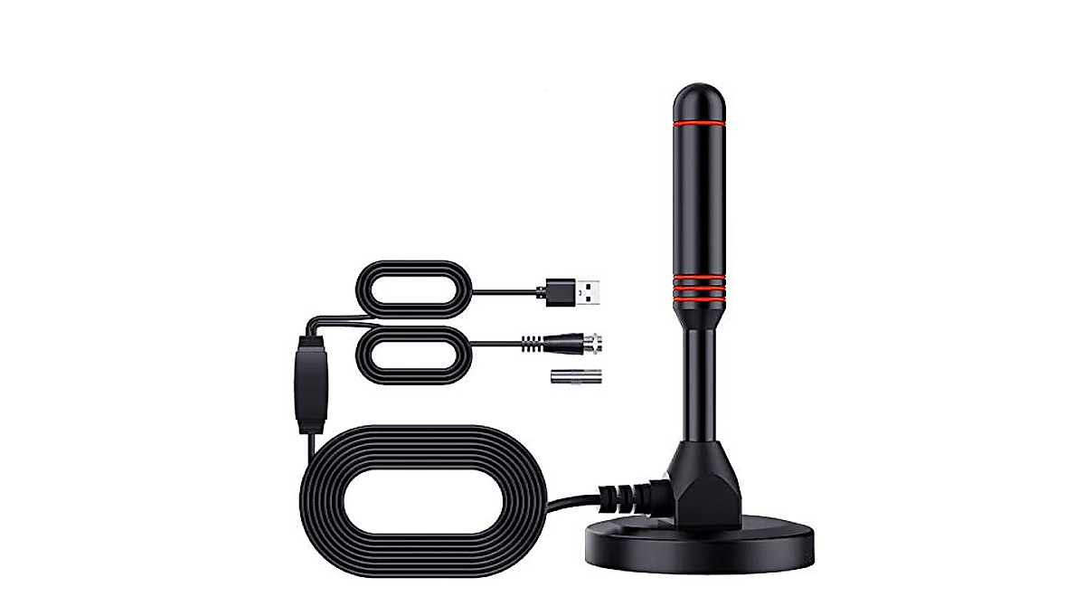 AOHE Indoor HDTV Antenna - Free 4K & HD Channels Up to 120 Miles