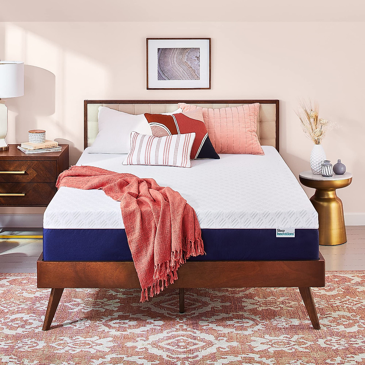 Sleep Innovations Shiloh 14 Inch Memory Foam Mattress, Full Size, Bed in a Box, Cradling Medium Support