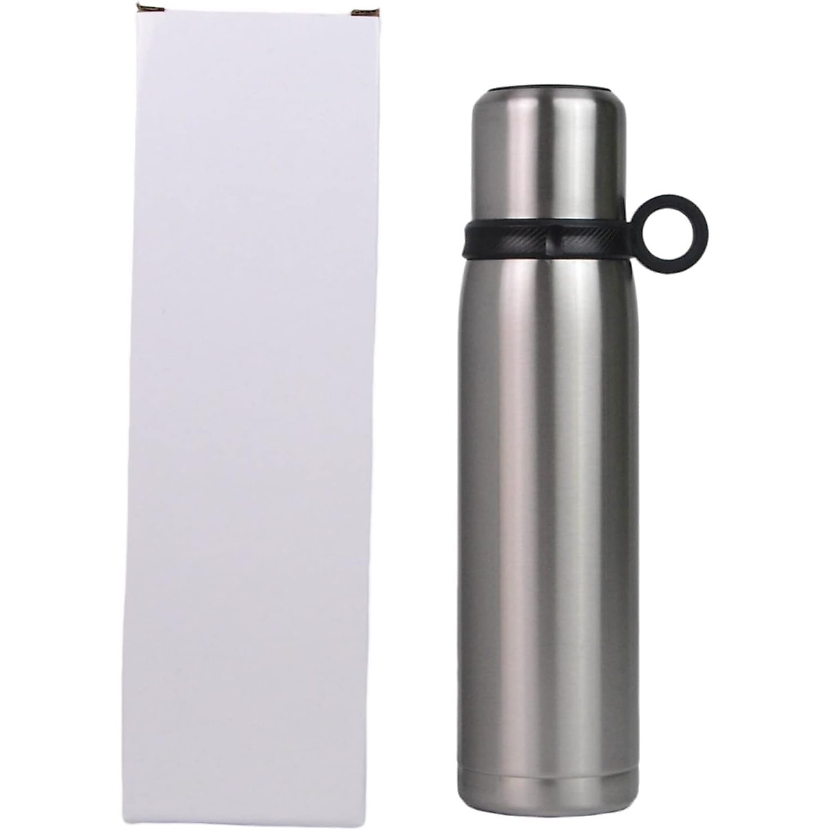 Thermo For Hot Drinks, (SILVER) 20 OZ, BPA-Free, Double Wall Insulated, 304 Stainless Steel Bottle, Vacuum Flask, For Coffee, Chocolate, Tea, Water