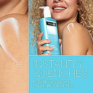 Neutrogena Hydro Boost Body Gel Cream, Hydrating Body Lotion with Hyaluronic Acid for Sensitive Skin, Fragrance-Free Hyaluronic Acid Moisturizer, 16 OZ (Pack of 2)