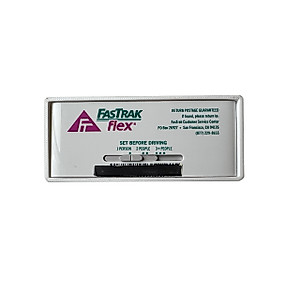 Fastrak Flex Transponder Toll Pass Holder with Suction Cups for Mounting on Windshield of Vehicles.