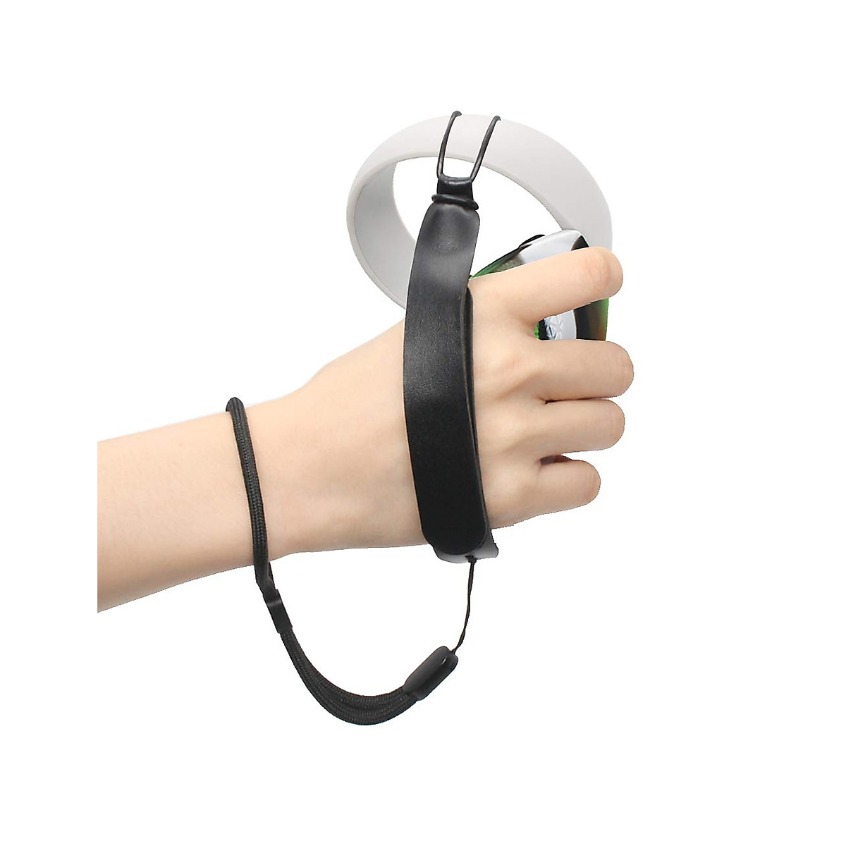 TATACO Touch Controller Grip Cover with Adjustable Knuckle Straps, VR Lens Protect Cover, Wrist Straps for Quest 2, Anti-Throw Handle Silicone Protective Sleeve Camouflage