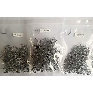Hot Staples,for Car Bumper Repair Bodywork Plastic Welding Repairing, Pre-Cut Treatment, 6 Types Available 900PCS