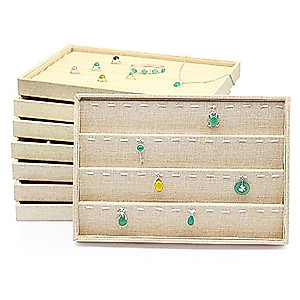 ZZYINH AN207 Ring Bracelet Necklace Pendant Stud Earring Hand Catenary Jewelry Tray Plate Holder Display Jewelry Display Stand Jewelry Box Small Jewelry (Color : Necklace Plate)