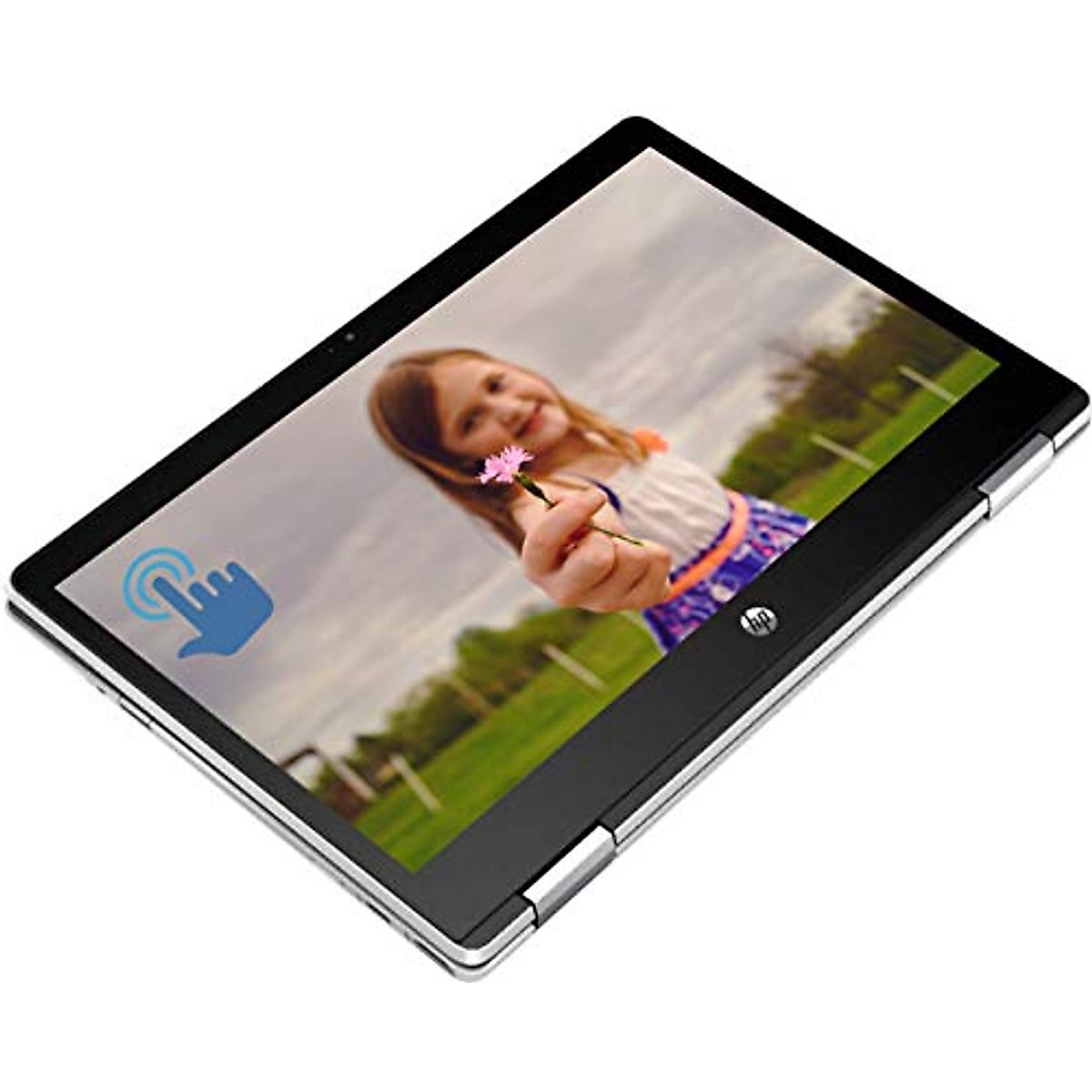 HP Pavilion x360 Premium 2 in 1 Laptop Computer, Intel Quad-Core Pentium Silver N5000 Processor, 11.6" HD IPS Touchscreen Display, 4GB DDR4 128GB SSD, HD Camera B&O USB-C HDMI WiFi BT 4.2 Win 10