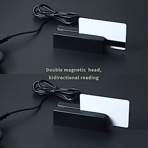 QICARWOW MSR90U Magnetic Stripe Smart Card Reader can Read USB Interface on All 3 Tracks