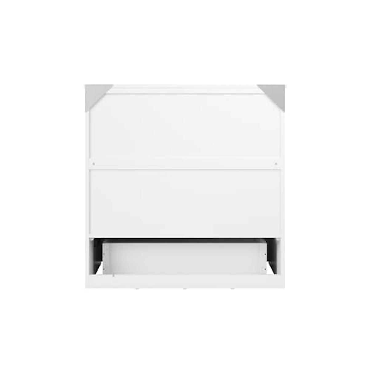 AFI, Vivian Murphy Bed Chest Twin XL with Storage Drawer and Built-in USB Charger, White