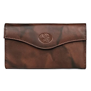 Julia Buxton Heiress Organizer® Clutch Mahogany