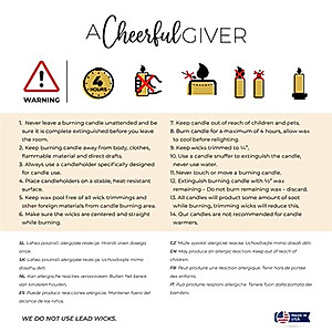 A Cheerful Giver Spring Candles Honey Pear Cider Beehive Jar Candle - 30 Ounces with 150 Hours Burn Time - Gifts for Women