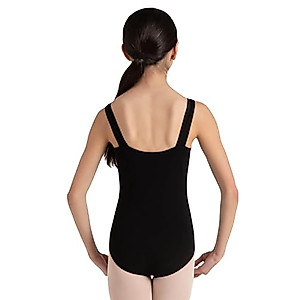Capezio Big Girls' Princess Tank Leotard,Black,L (12-14)
