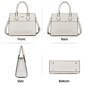 BOSTANTEN Women Handbags Genuine Leather Top Handle Satchel Purse Fashion Work Daily Tote Bags