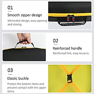 Khanka Hard Tool Case Replacement for DEWALT 20V MAX* Finish Nailer Angled 16GA (DCN660B), Case Only