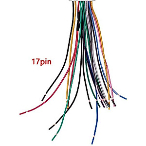 20-pin Headunit/Radio Wiring Harness with Steering Wheel Switch Wires Compatible with Subaru/2007-2019 Nissan | Upgraded Version of The Metra 70-7552 | Harness Includes VSS and SWC pins