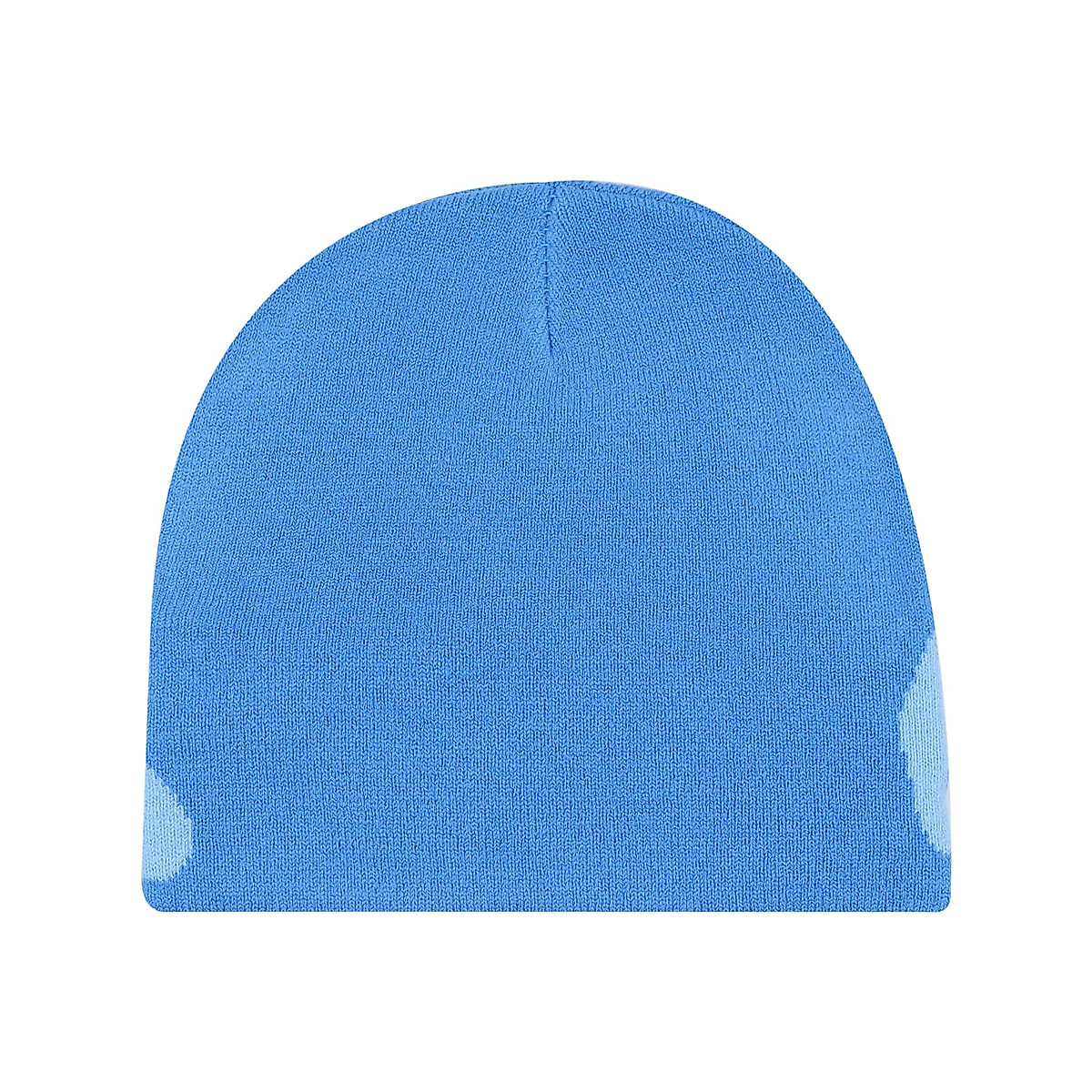 ANKOMINA Unisex Women Men Knitted Beanie Hats Fashion Letter Print Winter Skull Caps Y2k Outdoor Warm Hats Blue