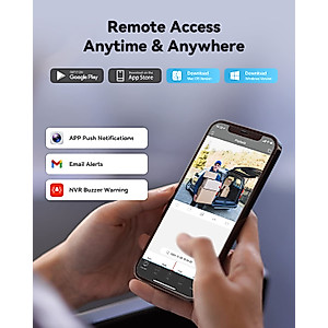 H.VIEW (16ch 4K/8mp/6mp/5mp/4mp/3mp/1080p/720p) Network Video Recorder, 16ch (16-Port PoE) nvr- Supports up to 16 x 4K IP Cameras, Hard Drive Not Included (Supports up to 2x10 Terabytes HDD)