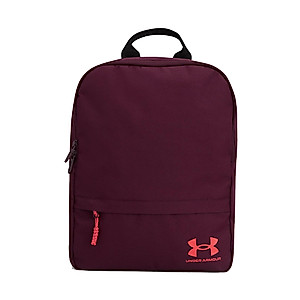 Under Armour unisex-adult Loudon Backpack Small, (600) Dark Maroon/Black/Beta, One Size