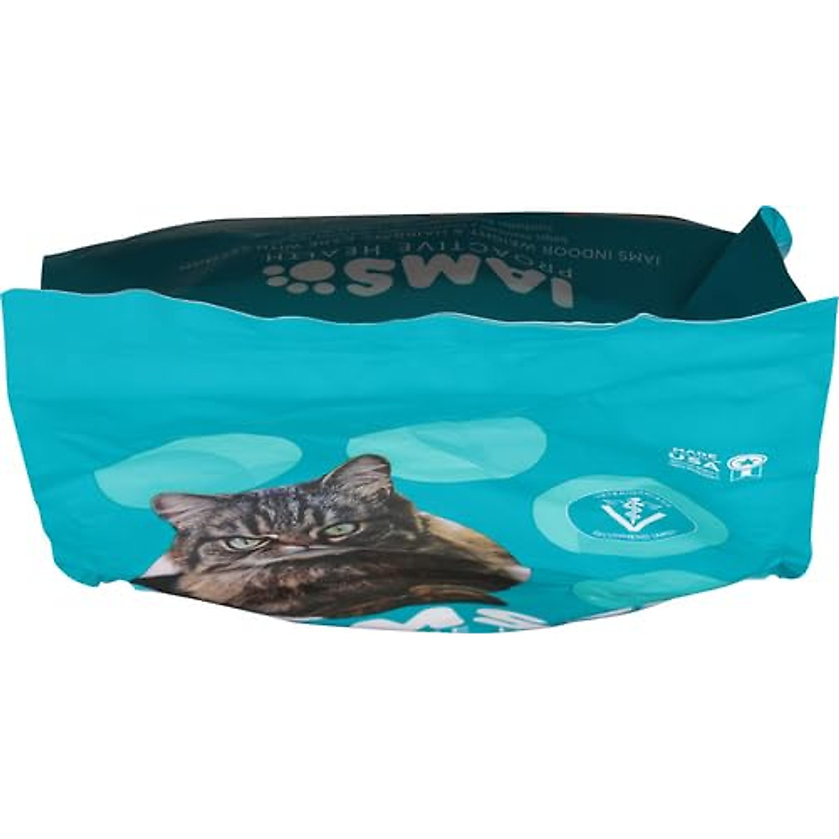 IAMS Proactive Health Adult Indoor Weight & Hairball Care Dry Cat Food with Salmon, 7 lb. Bag