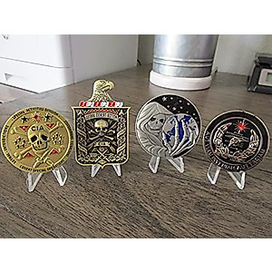 Set of 4 CIA Covert Action Challenge Coins SAD SOG Seal Team VI Grim Reaper