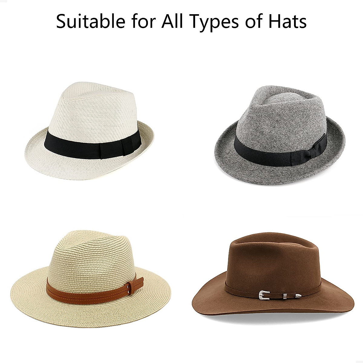 MOJOTORY Hat Size Reducer, 12 PCS Hat Sizing Tape, Hat Inserts to Make Fit Smaller, Hat Tape Size Reducer, Foam Tape for Hats and Caps, Hat Reducing Tape, Hat Sizer Insert