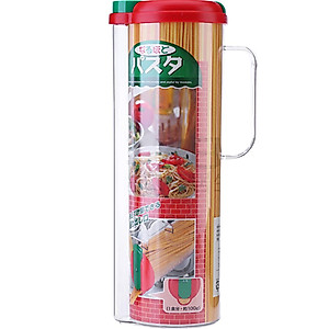 Honoen Spaghetti Noodle Pasta Storage Container, Clear Airtight Canister Cereal Crisper Box with Locking Lids, Durable and Safe, Suit for Storage of Noodles