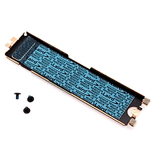 Deal4GO Slot 2 2280 M.2 SSD Heatsink Thermal Shield 04TW9C 4TW9C for Dell XPS 15 9500 9510 9520 9530 9570 Precision 5550 5560 5570 5580 Latitude 5500