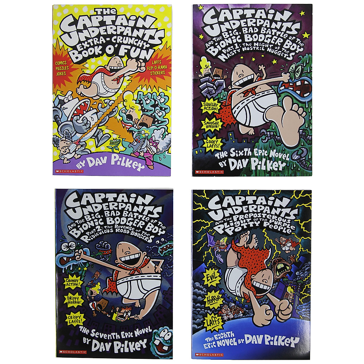 Captain Underpants 10 Books Collection