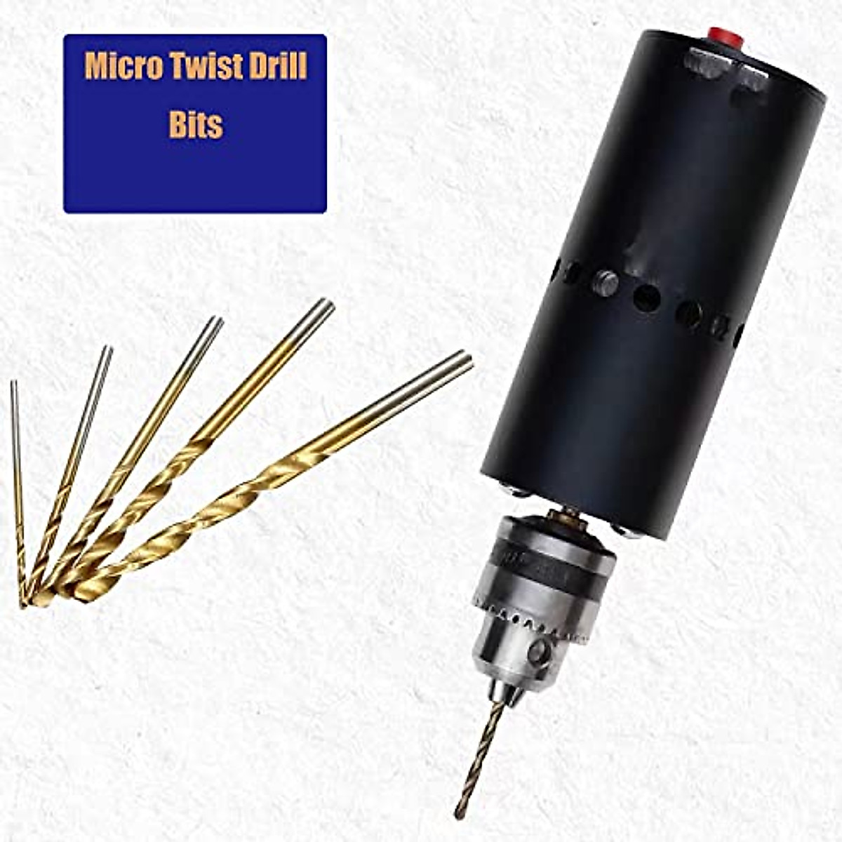 60PCS Titanium Micro Twist Drill Bits 1mm, 1.5mm, 2mm, 2.5mm, 3mm, 3.5mm-10pcs for Each，Small Fully Ground Mini Drill Bits for Wood, Plastic, Aluminum,DIY Making Craft Engraving