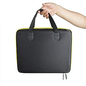 Anleo Travel Case for DEWALT DCC020IB 20V Max Inflator with Battery (Outer Black + Inner Yellow)