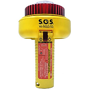 Sirius Signal C-1002 SOS Two-Color/Infrared LED Distress Signal with Daytime Distress Flag and Whistle – USCG Approved