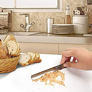 Restaurant Crumb Sweepers, Restaurant Crumb Cleaner, high quality Stainless Steel Crumb Scraper, Crumber tool for Waiters, Waitresses and Servers (1 PACK, Silver)