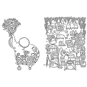 A Million Cute Animals: Adorable Animals to Color (A Million Creatures to Color) (Volume 9)