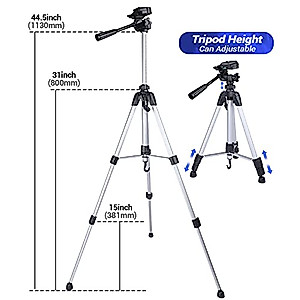 Telescope, Telescope for Kids Beginners Adults, 400mm AZ Mount 16X-200X Telescope, 70mm HD Refractor Astronomical Telescope with Adjustable Tripod, Backpack, Phone Adapter…