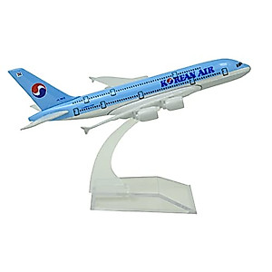 TANG DYNASTY(TM) 1:400 16cm Air Bus A380 Korean Air Metal Airplane Model Plane Toy Plane Model