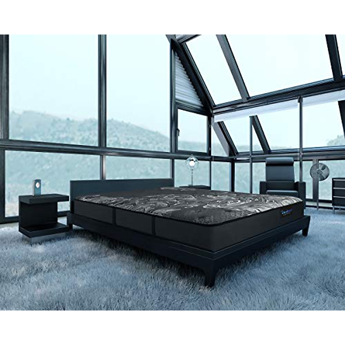 iDealBed Luxe Series Hybrid iQ5 Mattress with Reverie 5D Adjustable Bed Set, Massage, Zero Gravity, Pressure Relief Sleep System (Luxury Plush (Medium Soft Feel), Queen)