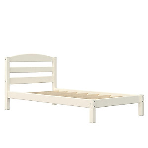 Dorel Living DA7428-W Braylon Bed, Twin, White