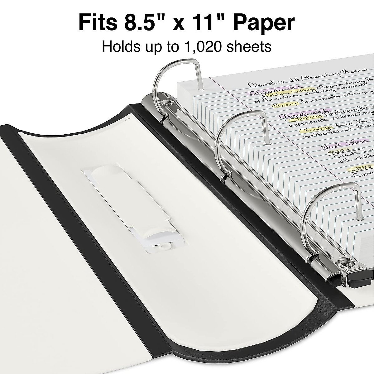 Staples 1618005 Better 4-Inch 3 Ring View Binder White