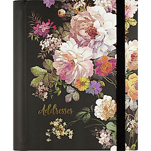 Midnight Floral Large Address Book
