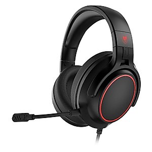NUBWO N20 Stereo Gaming Headset with Detachable Noise Canceling Mic, Work from Home Headphones with mic for PS4, Xbox One, Nintendo Switch Lite, PC, Laptop, Mac