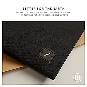 Native Union W.F.A MacBook Sleeve 14" – Minimalist Slim Sleeve Made of Recycled Materials with 360-Degree Protection – Compatible with MacBook Pro 14” M2 (2023), Pro 13” M2 & Air 13" M2 (2022) – Black