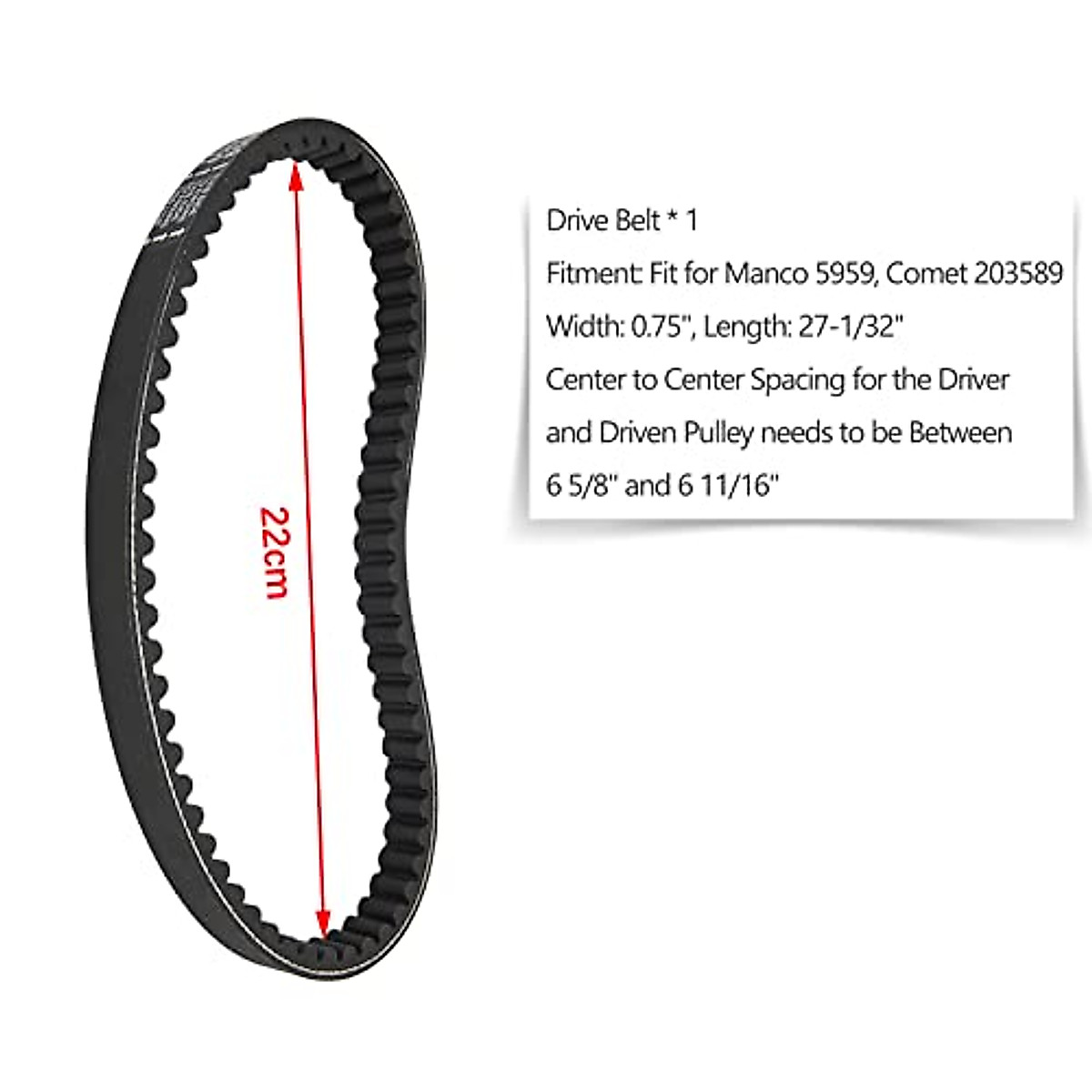 30 Series 6.5 HP 212CC Torque Converter Clutch Driver Pulley Go Kart/Mini Bike Comet Manco 3/4" Bore Max Torque Replaces,with 30 Series Go Kart Drive Belt Replace Manco 5959 / Comet 203589