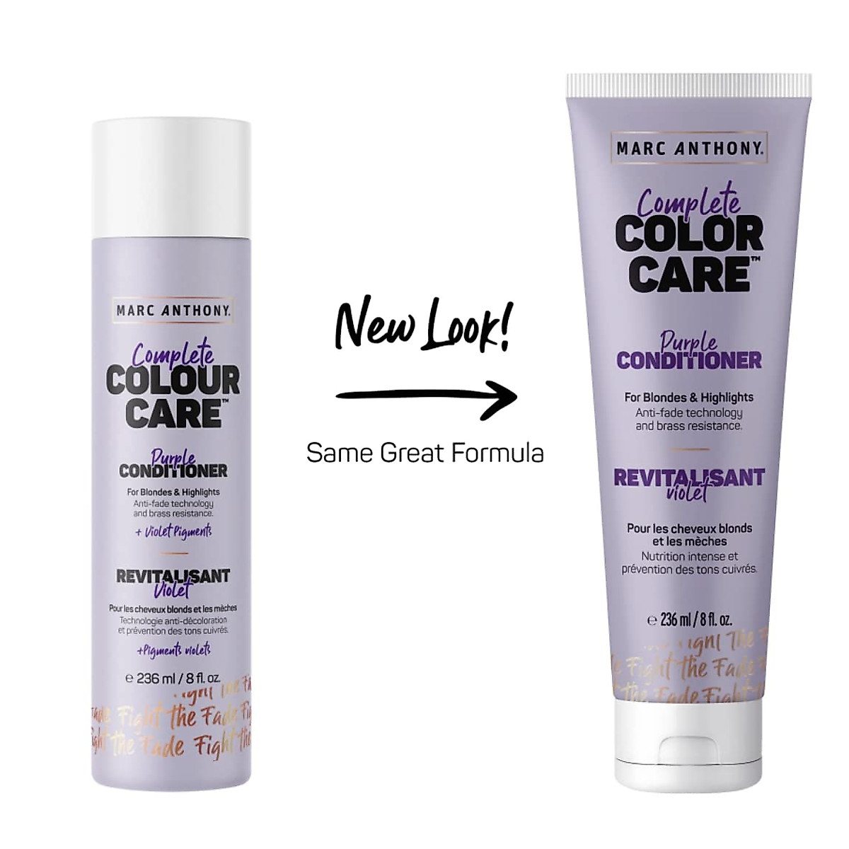 Marc Anthony Complete Color Care Purple Conditioner for Blondes & Highlights, 8 Ounce (Packaging May Vary)