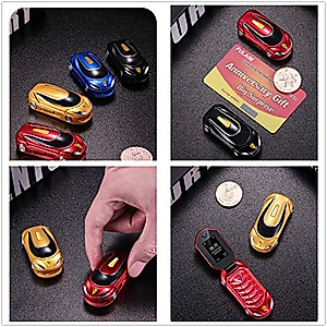 Tuanzi F18 Smallest Flip Cellphone GSM Unlocked 2G Mini Phone MTK6261 Bluetooth Mini Backup Pocket Portable Car Model Mobile Phone Gift for Kids (Gold)