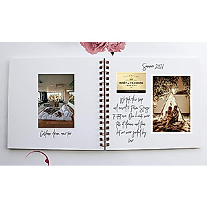 Story Of Us Journal, Couples Scrapbook, Softcover Couples Journal 8.5x8.5, 90 Pgs. Embossed Gold Foil, Couple Scrapbook Album, Memory Book Couples Scrapbooking, Anniversary First Paper, Wedding Album