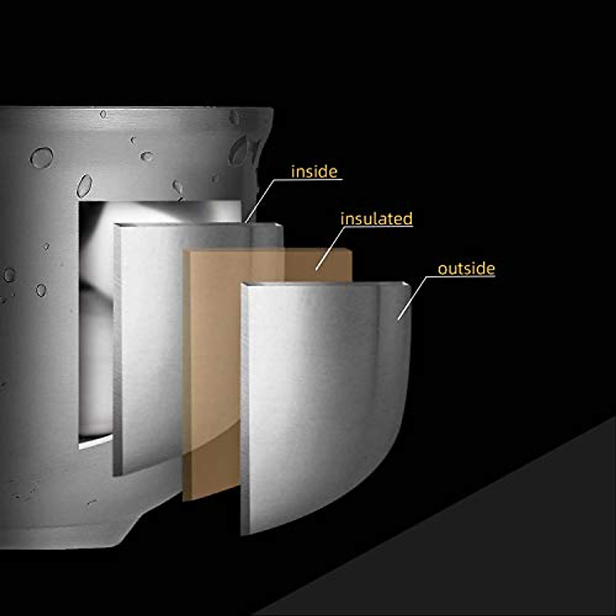 Grandslam Shaving Soap Bowl, 304 Heavy Duty Stainless Steel Shaving Lather Bowl for Men, Double Layer Heat Preservation, Create Rich Shaving Cream and Keep Your Lather Warm