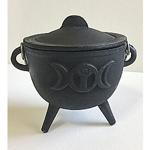 Kheops International Cast Iron Cauldron Triple Moon