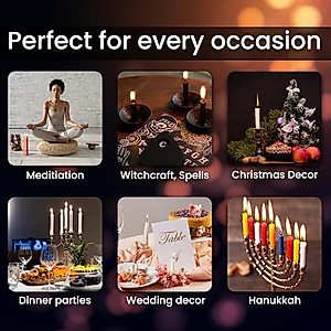 Spell Candles (Set of 20, Multi-Colored)