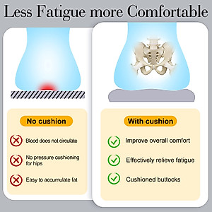 6 Pcs Memory Foam Chair Cushions Kitchen Chair Cushions 16 x 16 x 4 Inch Grey Dining Pad with Ties Memory Foam Cushion Indoor Furniture Seat for Dining Office Room Kitchen Cushion