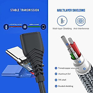 USB C Charger Cable 1ft 3ft 6ft 10ft Cord for Moto G Stylus 5G/G Power 2023 2021 2022 2020/G Pure,G7,Edge,G Fast/G Play,G100,Z4 Z3 G6/G6+,Motorola One 5G Ace/Edge 30 Fusion,3A Charge Charging Wire