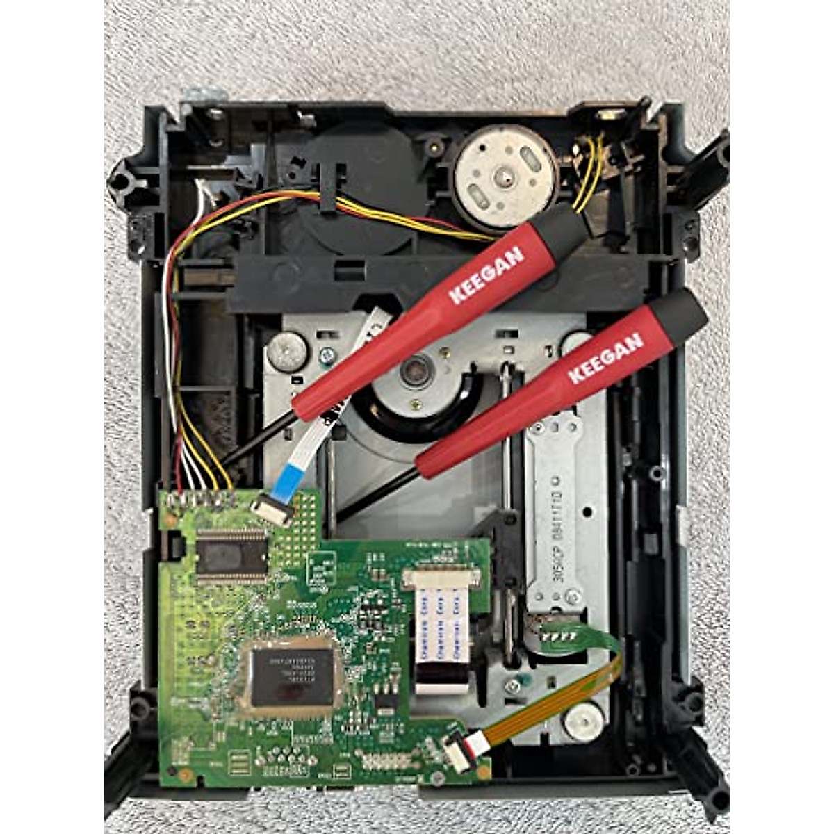 KEEGAN TOOLS 6-Piece Precision Handle Screwdriver Tool Set Eyeglass Repair Kit with Magnetic Screwdrivers, Phillips, Torx, Rotating Swivel End Caps Repair Tool for Mobile Phone Computer